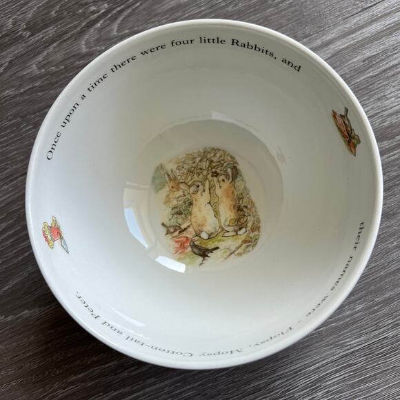 Wedgwood | Other | Peter Rabbit Bowl Wedgwood Frederick Warne Co Used ...